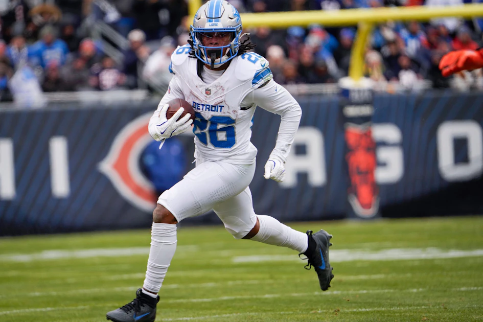 Jahmyr Gibbs Player Props vs. Commanders: Divisional Round Prop Bet ...