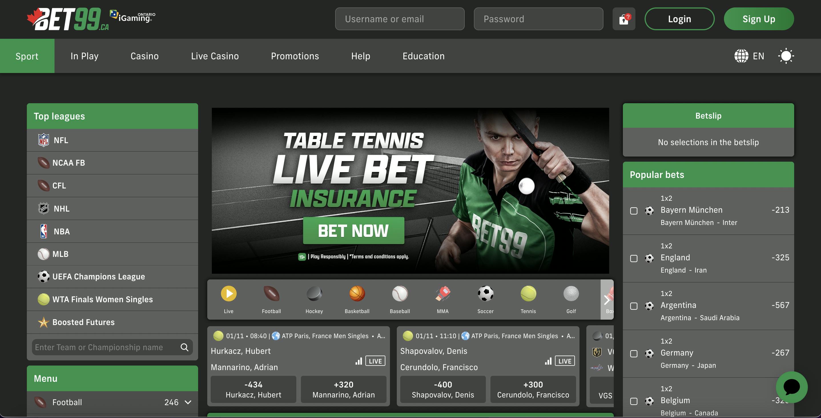 Bet99 Ontario Review - Betting App & Live Betting 2024 | SBR